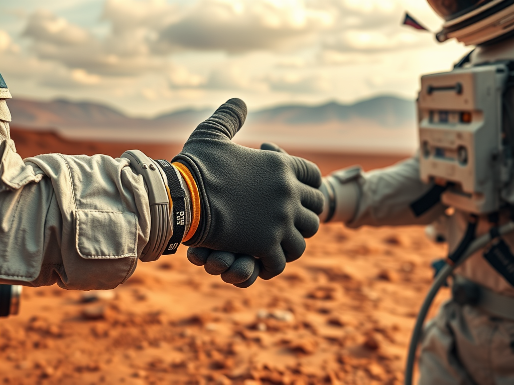 A Martian Grip – HANDSHAKE DIGEST